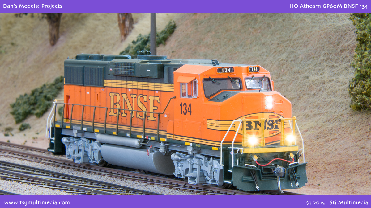 BNSF GP60M 134 - Reworked Athearn - TSG Multimedia